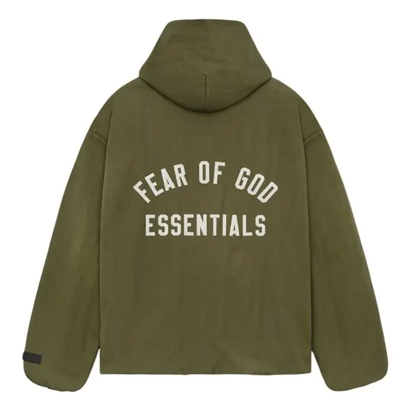 Fear Of God Textured Nylon Hooded Coaches Jacket