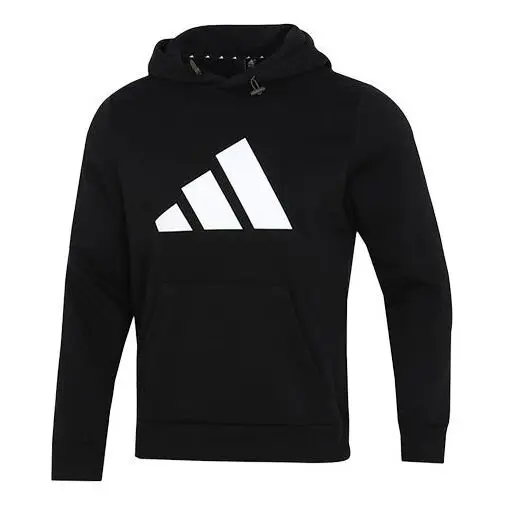 Adidas Pullover Hoodie With Large Logo - Default Color