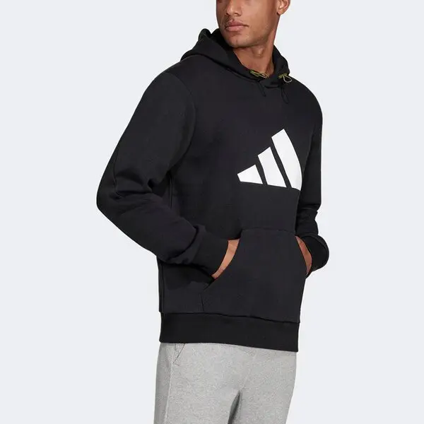 Adidas Pullover Hoodie With Large Logo