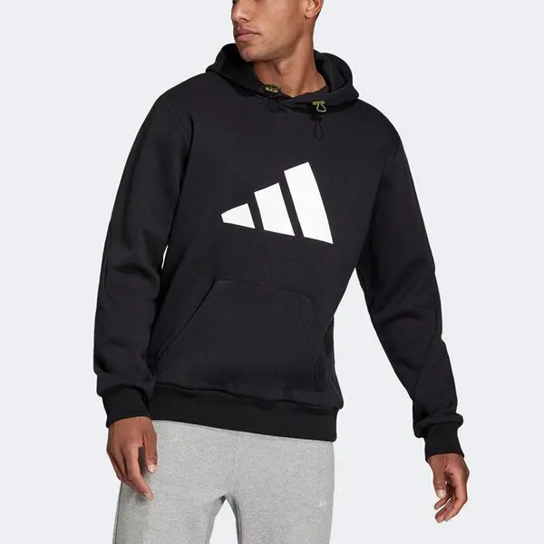 Adidas Pullover Hoodie With Large Logo