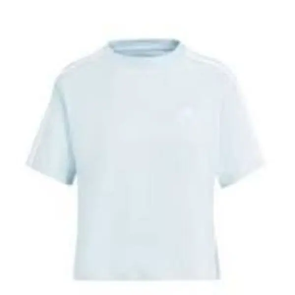 Adidas Essentials 3-stripes Cropped T-shirt - Blue