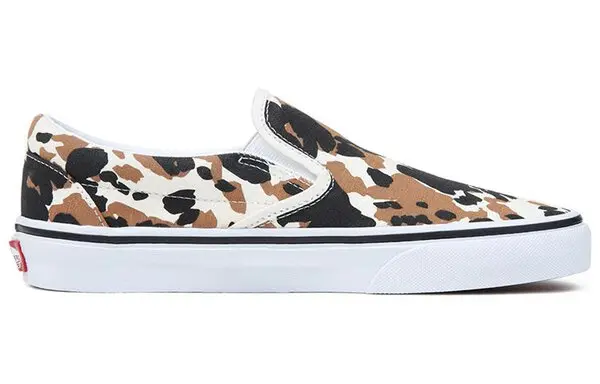 VANS Classic Slip-on Sneakers - Black/brown