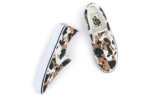 VANS Classic Slip-on Sneakers - Black/brown