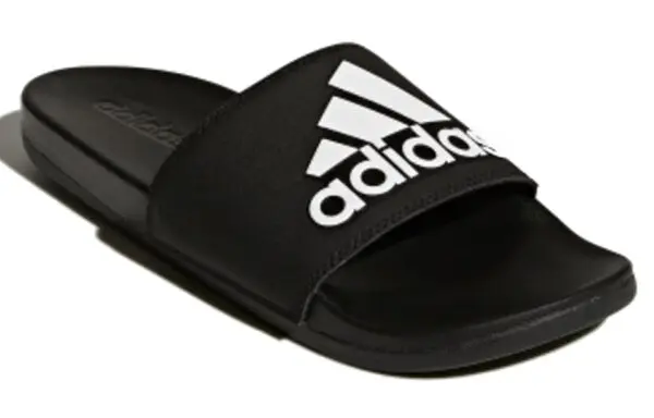 Adidas Adilette Cloudfoam Plus Slides - Black