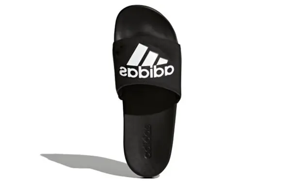 Adidas Adilette Cloudfoam Plus Slides - Black