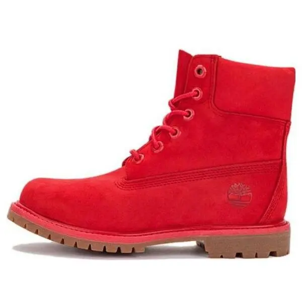 Timberland Premium Inch Waterproof Boot - Red/brown