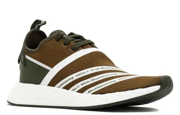 Adidas White Mountaineering X Nmd_r2 Primeknit "olive - Green