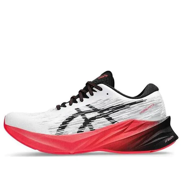 Asics Novablast 3 Athletic Sneakers - White/black/red