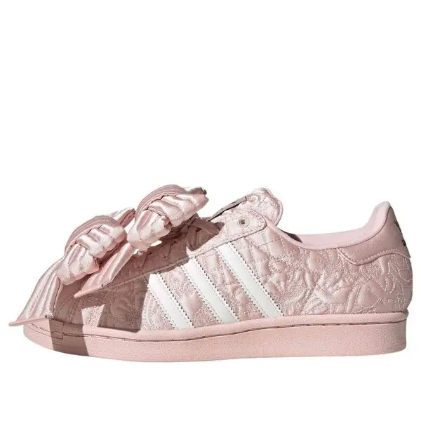 Adidas Caroline Hu Superstar Sneakers - Sandy Pink/core White/earth Strata