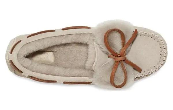 UGG Dakota Double Bow Slipper - Goat Grey