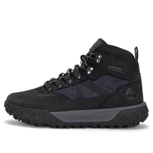 Timberland Greenstride Motion 6 Waterproof Mid Hikers - Black/grey