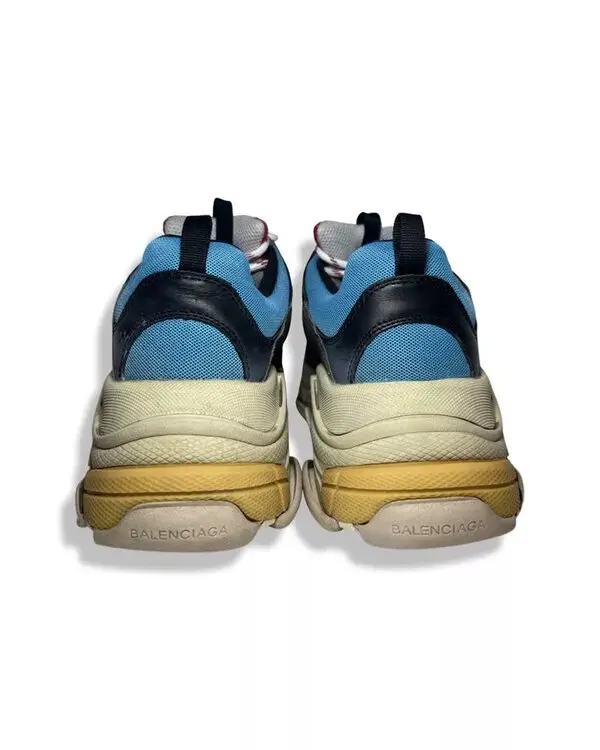 Balenciaga Triple S Sneakers - Grey/blue/red