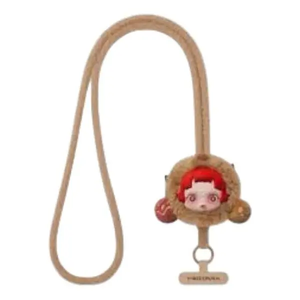 POP MART Skullpanda You Found Me Cell Phone Lanyard 'peanuts Practical Joke - Multi-color