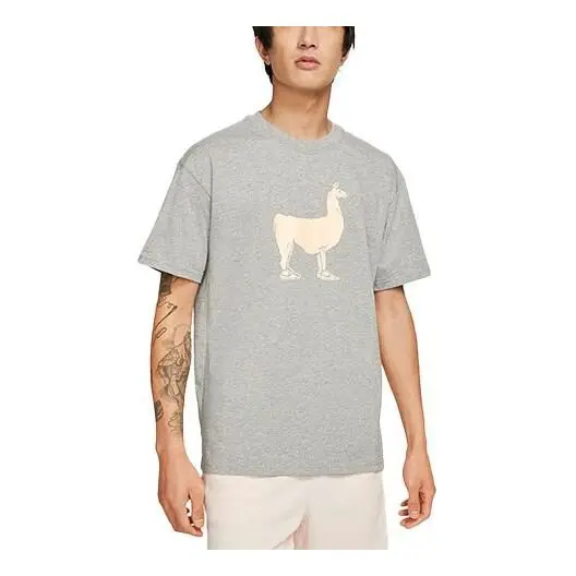 Nike Skateboard Loose Knit Short Sleeve - Grey