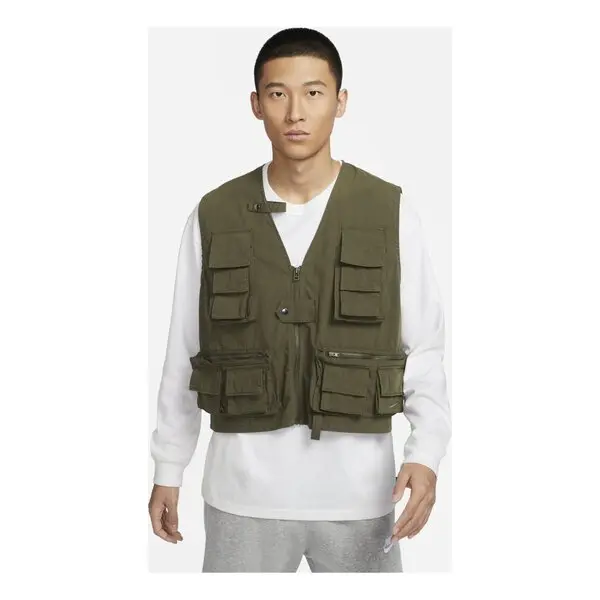 Nike Life Utility Vest - Olive Green