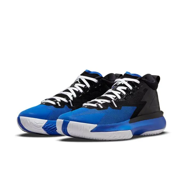 JORDAN Air Zion 1 Pf "duke" Mid Top Sneakers - Black/white/hyper Royal