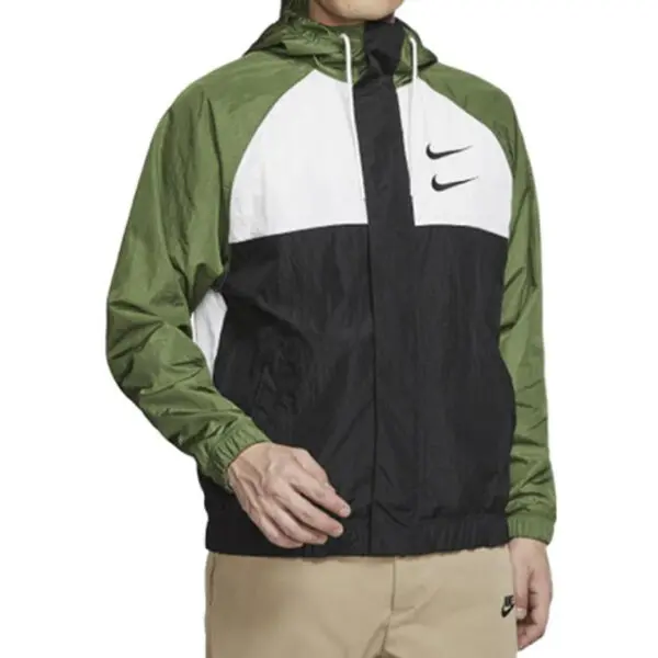 Nike Swoosh Hooded Jacket - Green