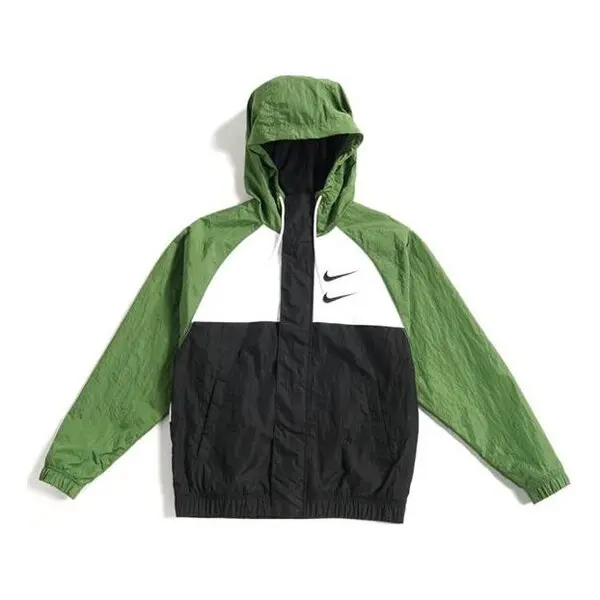 Nike Swoosh Hooded Jacket - Green