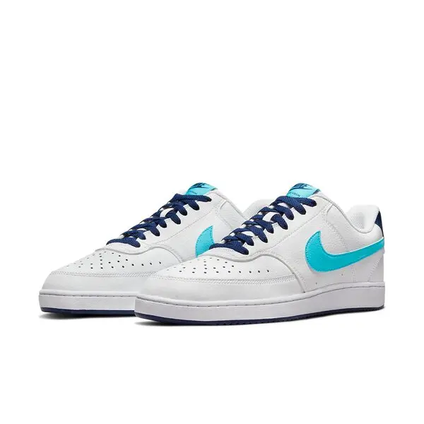 Nike Court Vision Low Top Sneakers - Blue/white