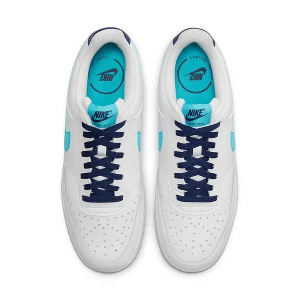 Nike Court Vision Low Top Sneakers - Blue/white