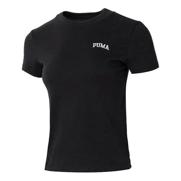 PUMA Wordmark Logo T-shirt - Black