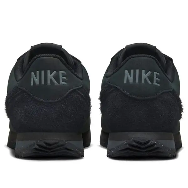 Nike Cortez Premium "triple Black" Sneakers - Black/black/black