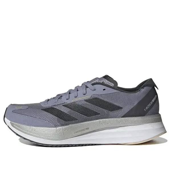 Adidas Adizero Boston 11 Sneakers - Silver Violet/core Black/silver Dawn