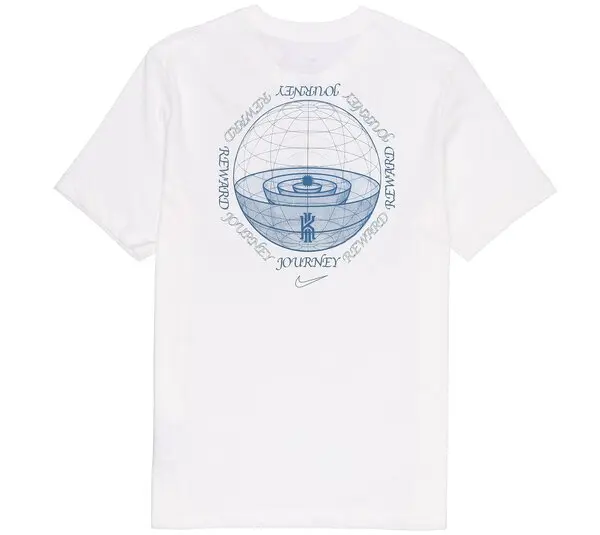 Nike Kyrie Irving Alphabet Pattern T-shirt 'white