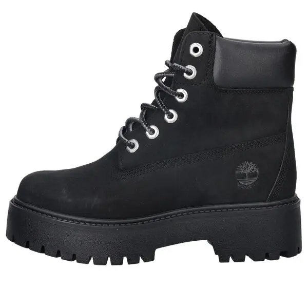 Timberland Inch Waterproof Lace-up Lug Sole Boots - Black