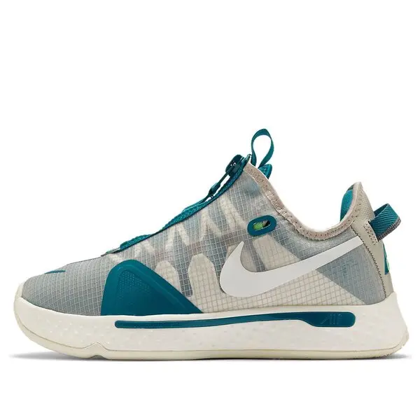Nike Pg 4 Ep "pcg String" Athletic Sneakers - White/green