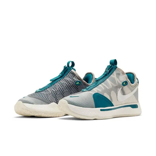 Nike Pg 4 Ep "pcg String" Athletic Sneakers - White/green