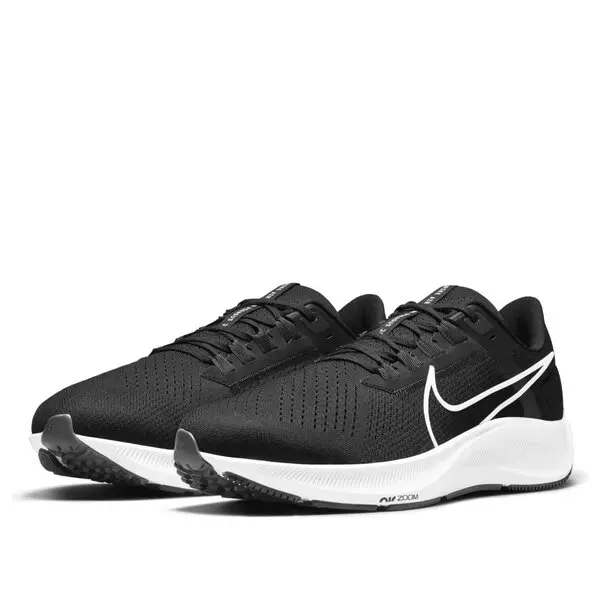 Nike Zoom Pegasus 38 Running Sneakers - Black/anthracite/anthracite