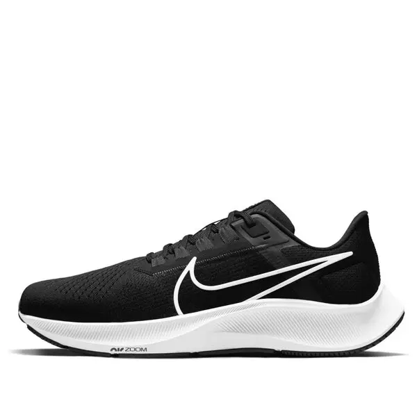 Nike Zoom Pegasus 38 Extra Wide Athletic Sneakers - Black/anthracite/anthracite