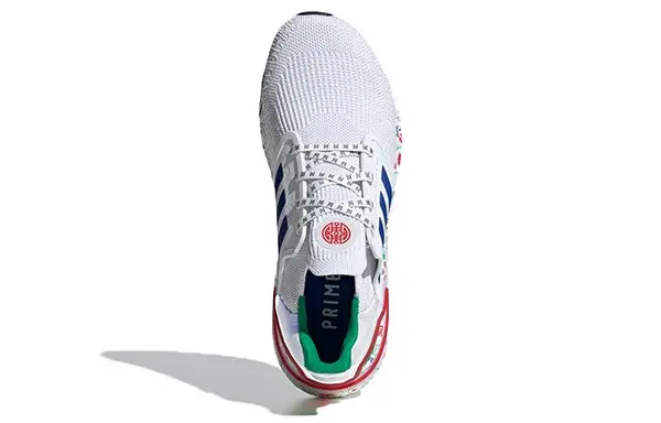 Adidas Ultraboost 20 'mahjong' Athletic Sneakers - White/blue/green