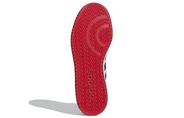 Adidas Hoops 2.0 Mid Sneakers - White/blue/red