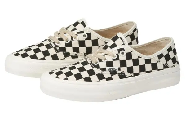 VANS Authentic Checkerboard Low Top Sneakers - Black/white