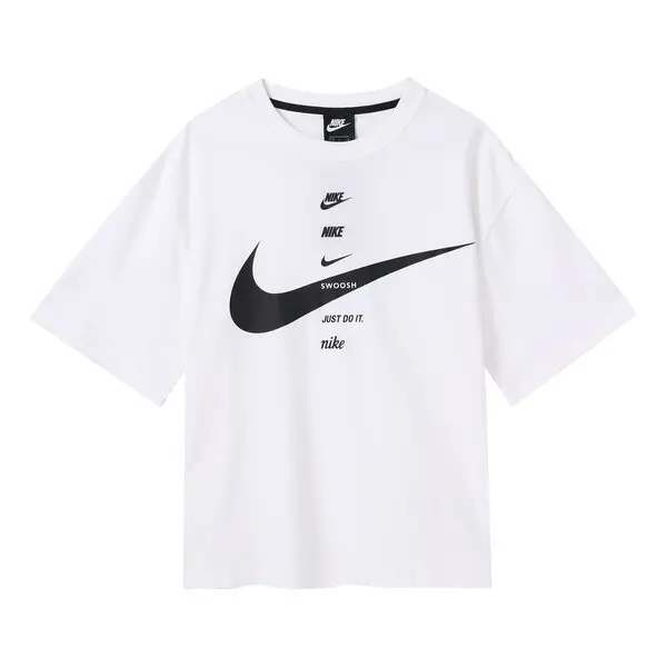 Nike Swsh Top Ss - White