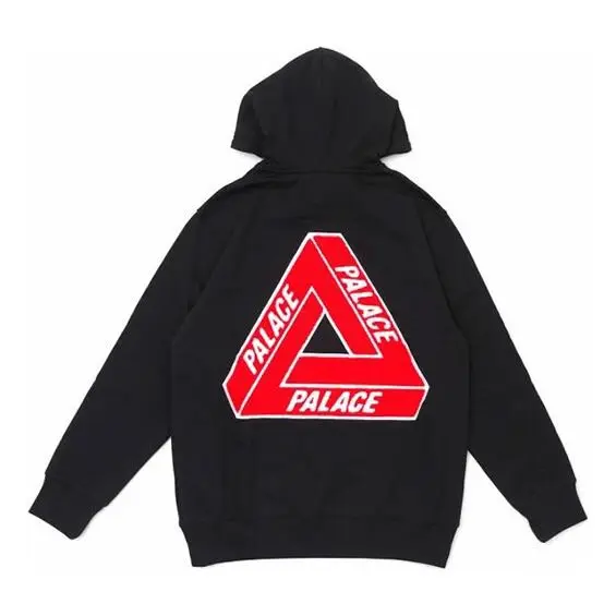 PALACE Tri-chenille Hood - Black
