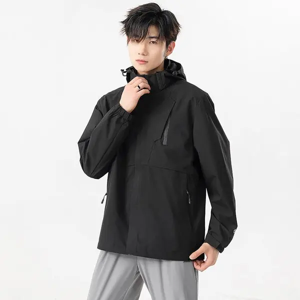 Mizuno Logo Zip-up Hooded Jacket - Black