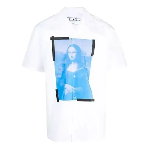 Off-White Ss21 Printing Logo Short Sleeve Shirt - White
