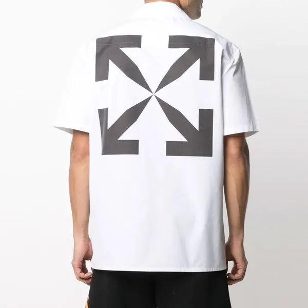 Off-White Ss21 Printing Logo Short Sleeve Shirt
