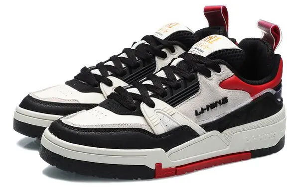 LI-NING 001 Btc Athletic Sneakers - Black/white/red