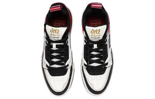 LI-NING 001 Btc Athletic Sneakers - Black/white/red