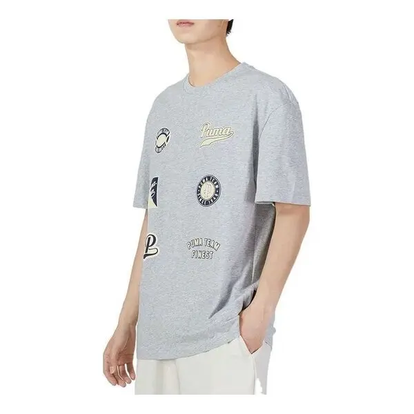 PUMA Team Statement Short Sleeve - Grey
