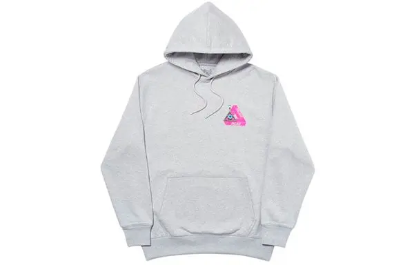 PALACE Graphic Print Hoodie - Grey
