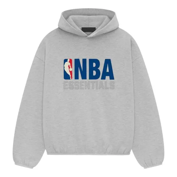 Fear Of God X Nba Hoodie - Light Heather