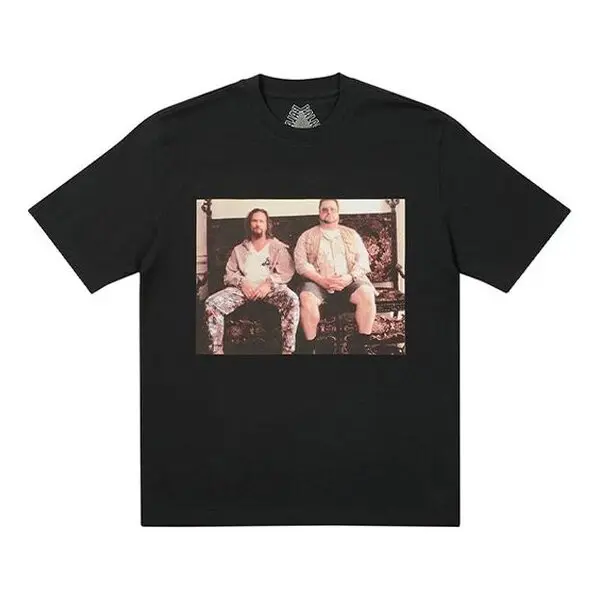 PALACE Dude T-shirt Short Sleeve, Round Neck - Black