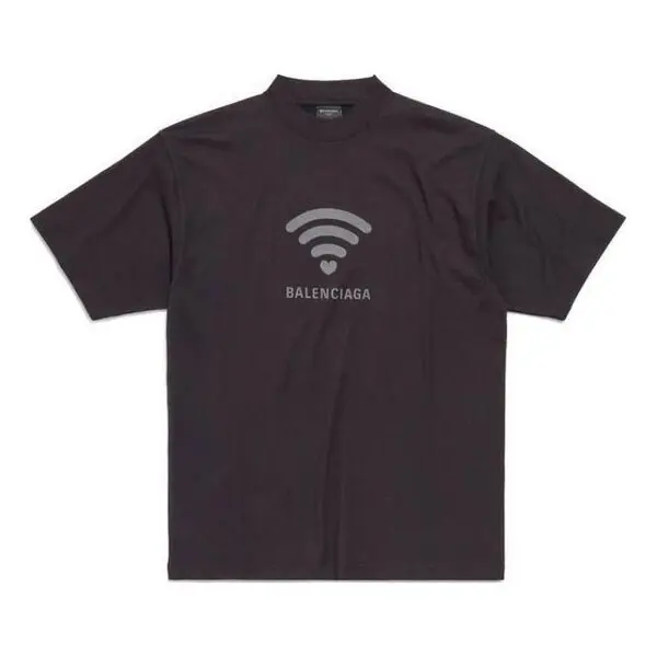 Balenciaga Lo_ve T-shirt - Black/grey