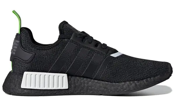 Adidas Nmd_r1 "black Signal Green" Sneakers - Black/volt