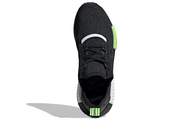 Adidas Nmd_r1 "black Signal Green" Sneakers - Black/volt